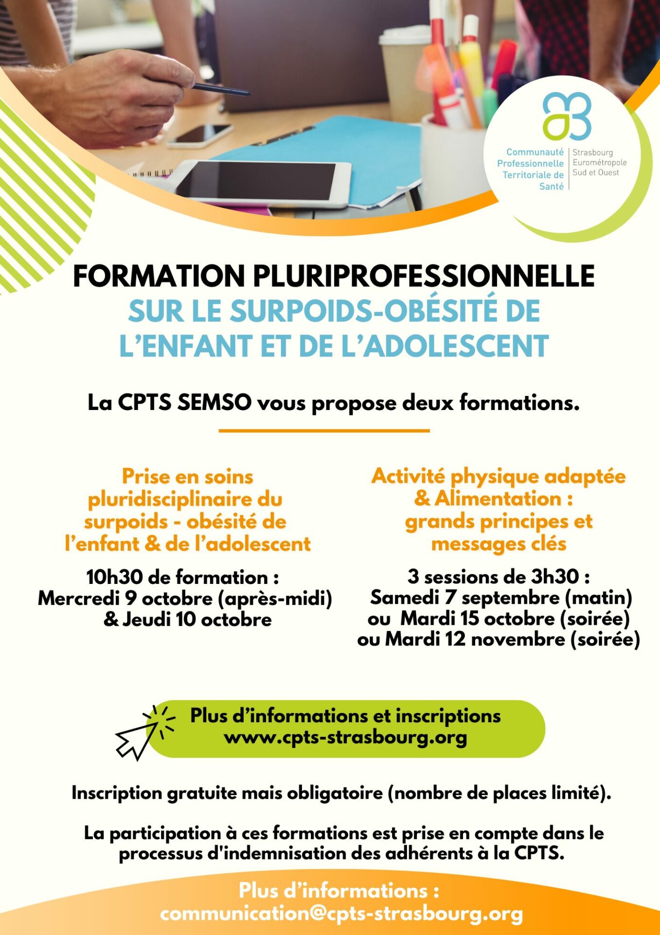 Formation pluriprofessionnelle sur le surpoids-obésité de l'enfant et ...
